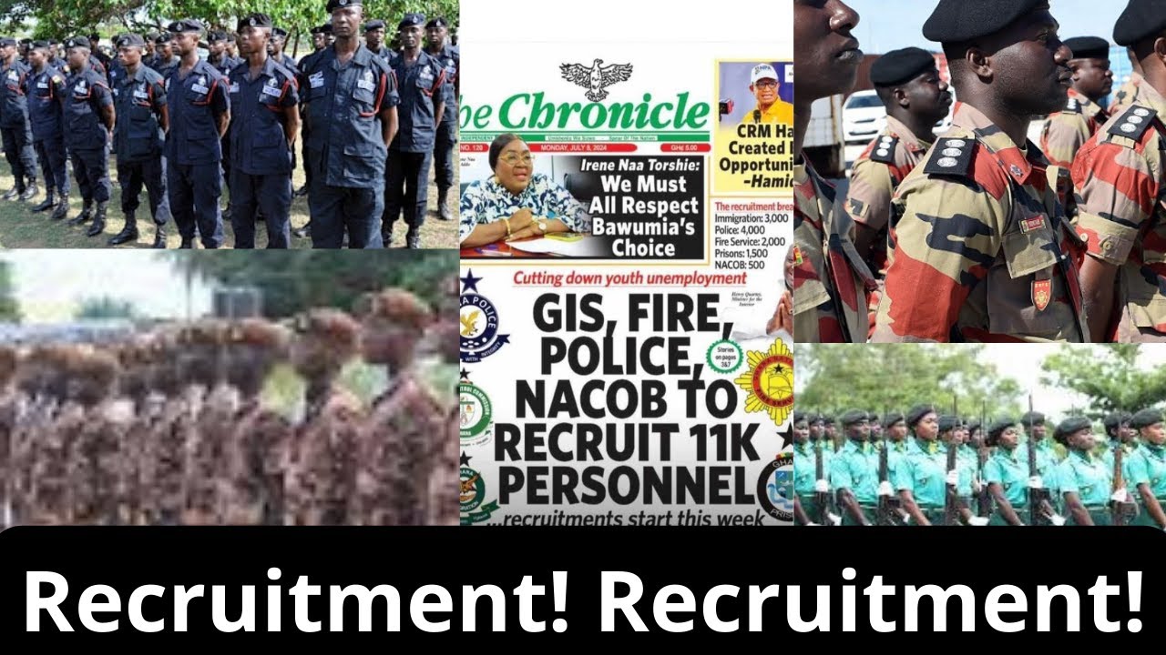 Ghana Youth To Get Scammed Over Latest 11k Police,Prison,Fire,GIS ...