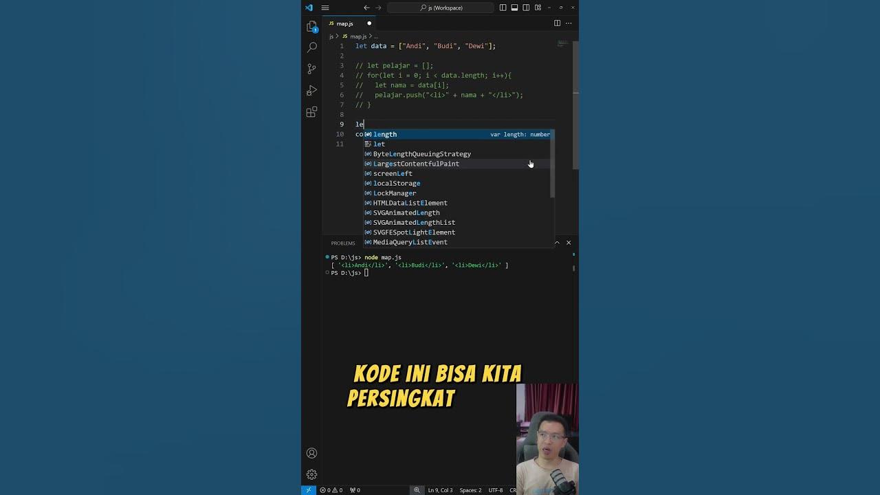 Array Map Skysen Coding Code Programming Javascript Youtube