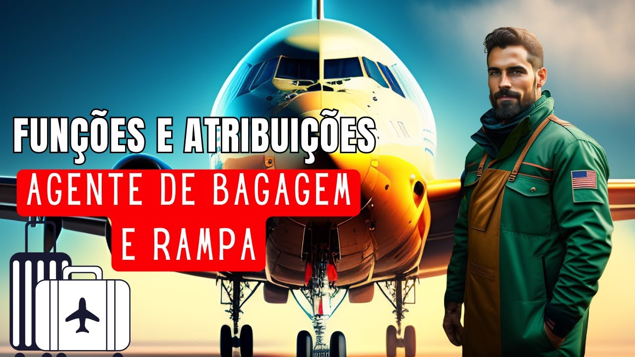 FUNÇÕES DO AGENTE DE BAGAGEM E RAMPA - YouTube