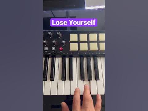 Eminem - Lose Yourself Piano Tutorial Easy 😃 #shorts - YouTube