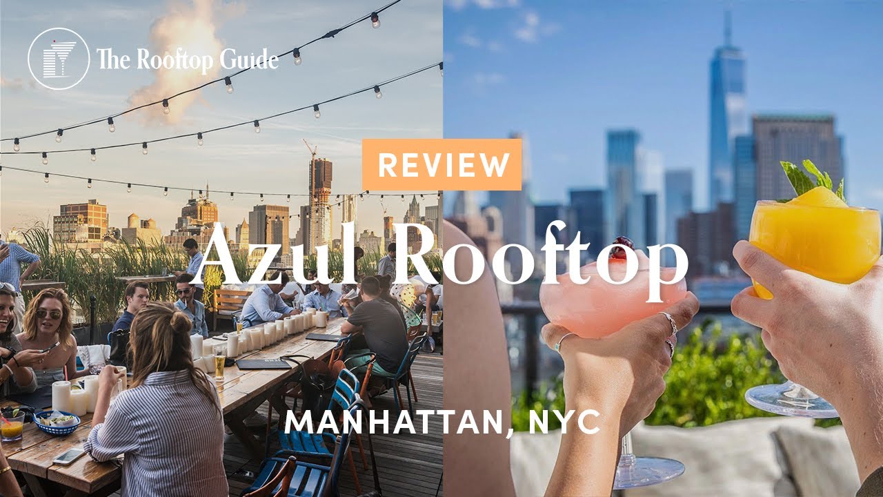 Azul Rooftop Bar - Review - YouTube