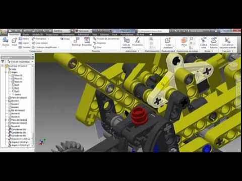 Lego 9391 autodesk inventor 2013 - YouTube