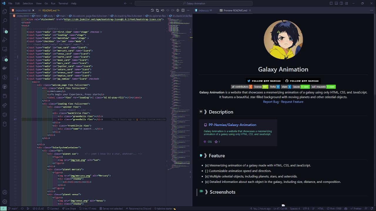 Chill Coding Asmr Galaxy Animation Part 2 Youtube