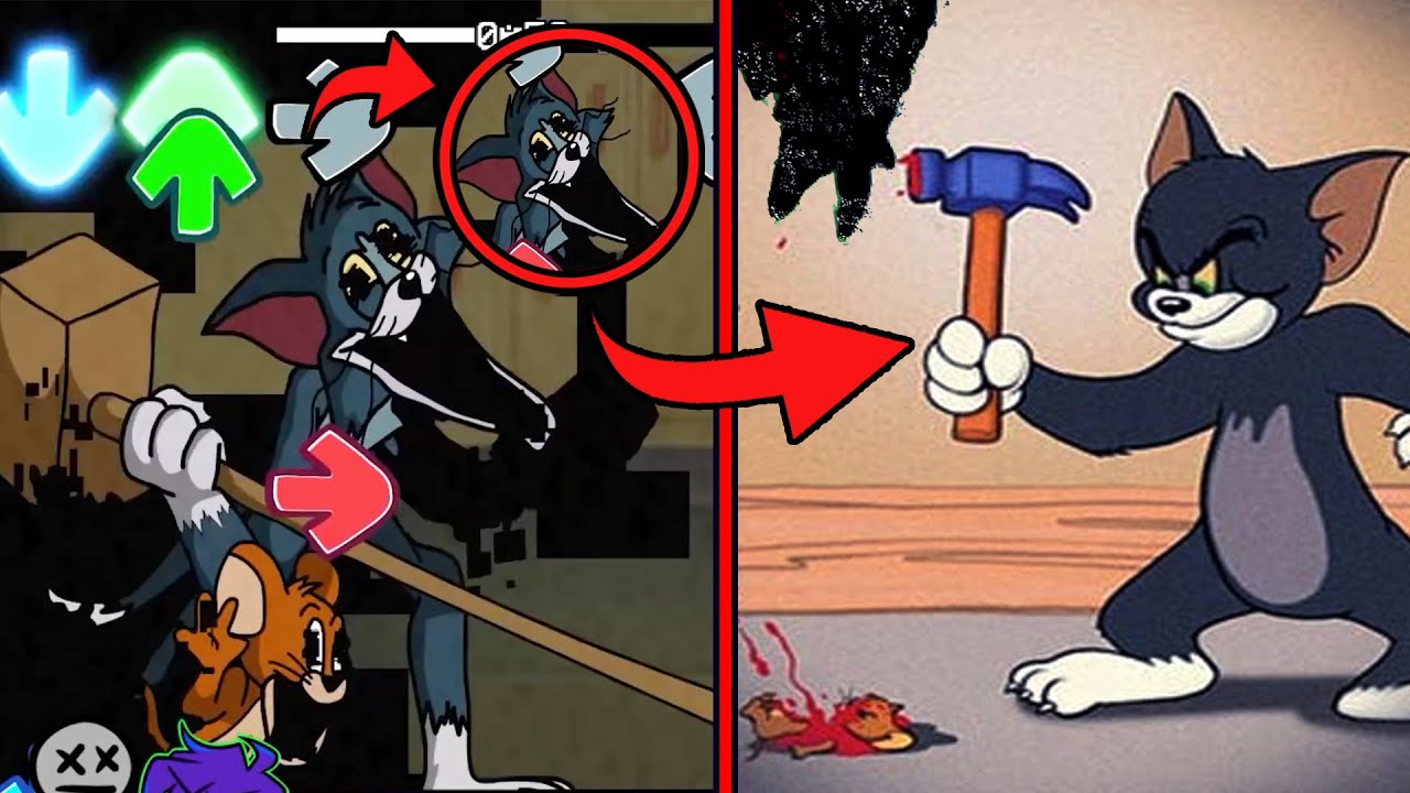References in Pibby VS Corrupted Tom and Jerry x FNF | Come and Learn ...