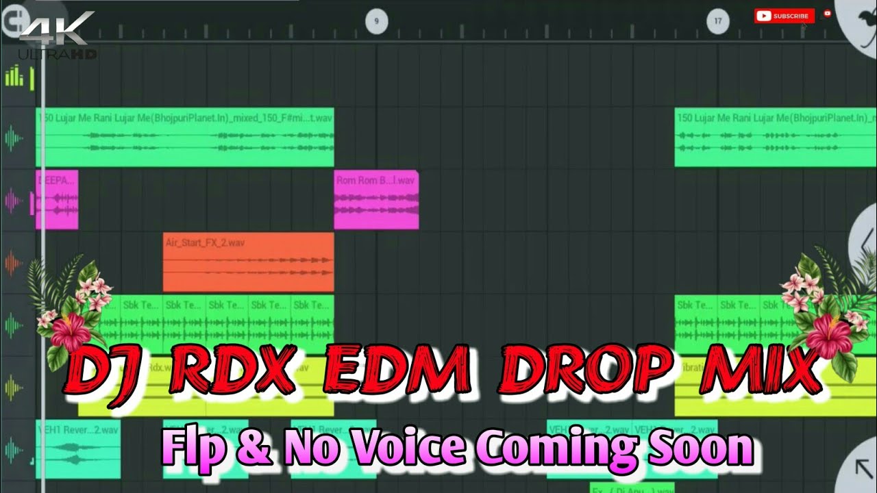 Dj Rdx Edm Drop Mix || Flp And No Voice Tage || Coming Soon.... - YouTube