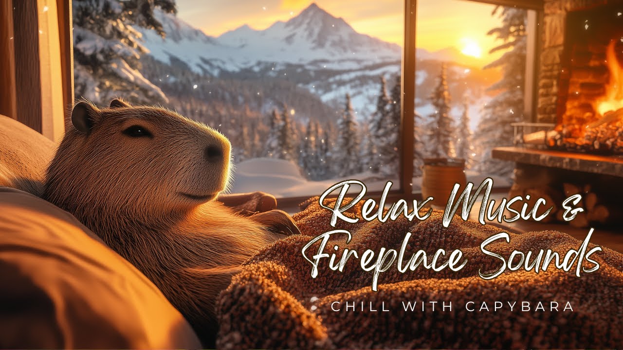 Capybara Music | Relax Music | 1 Hour | Chill | Soft Piano | Winter ...