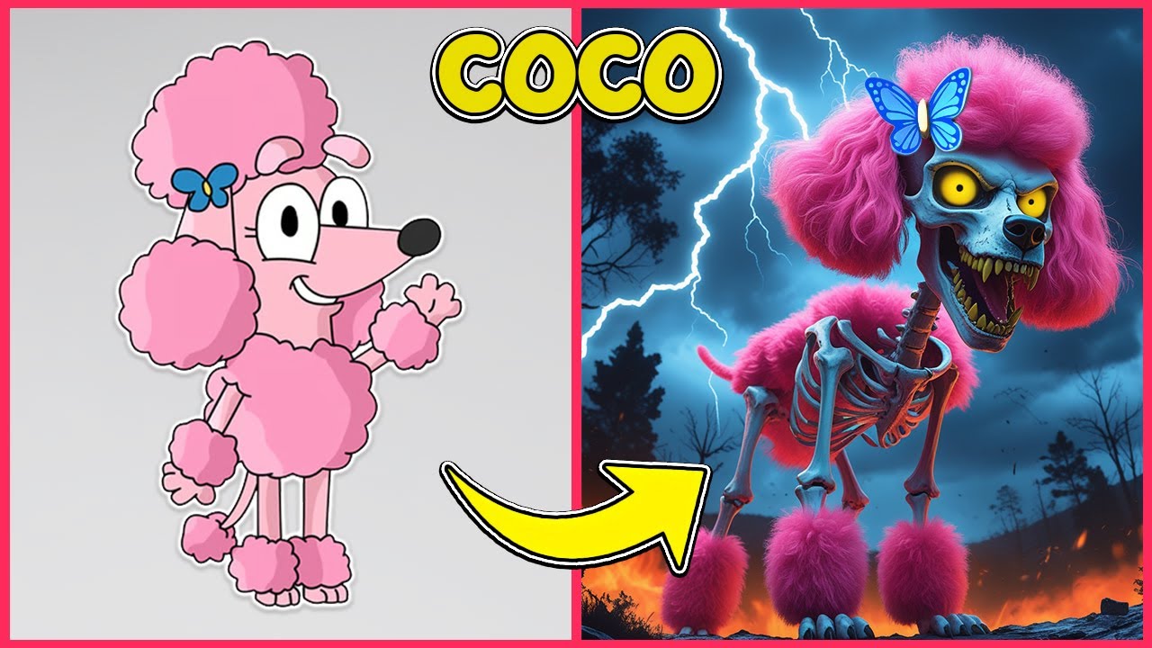 BLUEY Characters As ZOMBIES 🧟🧟🧟 and Other FAVORITES | Guess The BLUEY ...