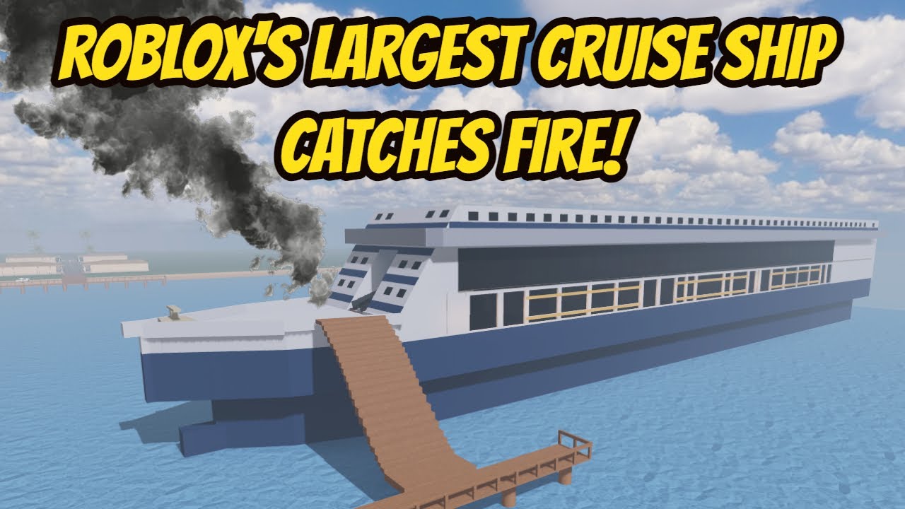 ROBLOX'S Largest Cruise Ship Yacht Vacation EVACUATION Roleplay - YouTube