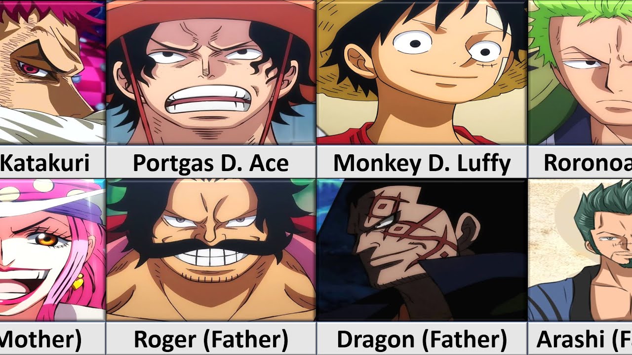 Every One Piece Character and their Parents - YouTube