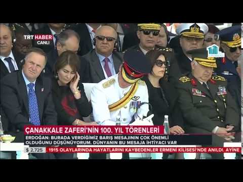 Recep Tayyip Erdoğan Çanakkale Zaferi 100.Yıl Töreni 24 NİSAN 2015