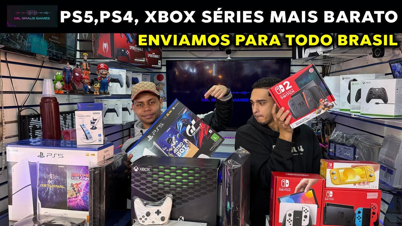 PS5, PS4, XBOX SÉRIES MAIS BARATO!!!! ENVIAMOS PARA TODO BRASIL - MIL ...