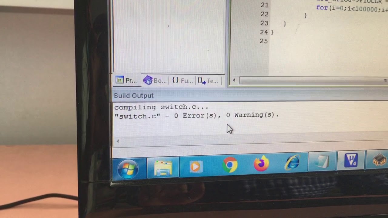 Interface a simple Switch and display its status through Relay, Buzzer ...