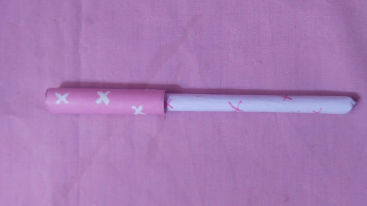 Paper pen / How to make paper pen / Eco-friendly pen - YouTube