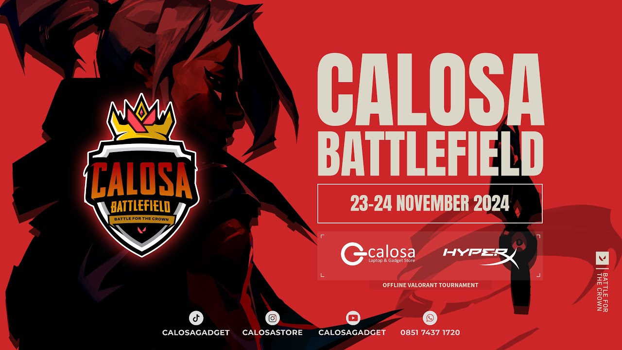 CALOSA BATTLEFIELD TOURNAMENT VALORANT | CALOSA x HYPERX - YouTube