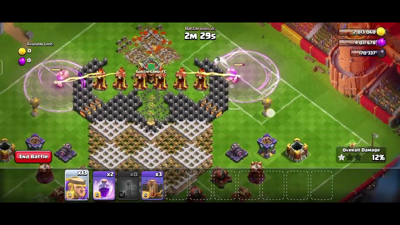 coc new halland event attack simple tricks - YouTube