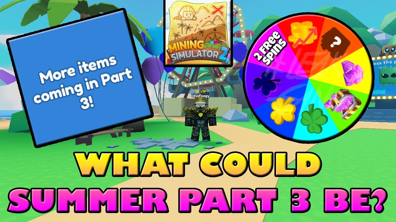 WHAT COULD SUMMER PART 3 BE? - Roblox Mining Simulator 2 - YouTube