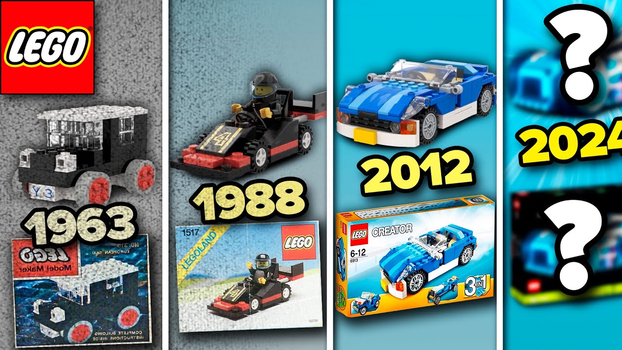 Evolution of LEGO Cars (1963 - 2024) - YouTube