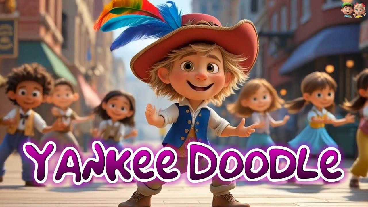🧢🐴 Sparkling Yankee Doodle: Fun Nursery Rhyme For Kids 🧢🎶 - YouTube