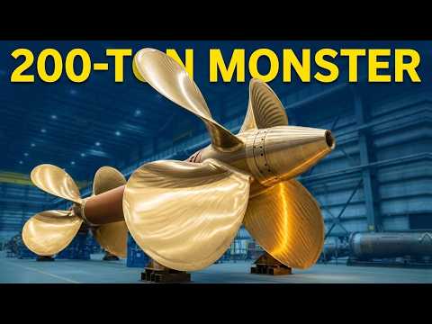 How Ship Propellers Are Made | The 200-Ton Bronze Giants That Move Ocean Vessels