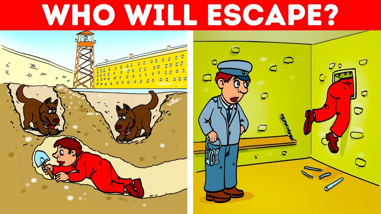 12 RIDDLES ON ESCAPE THAT'LL JUMP START YOUR BRAIN RIGHT AWAY! - YouTube