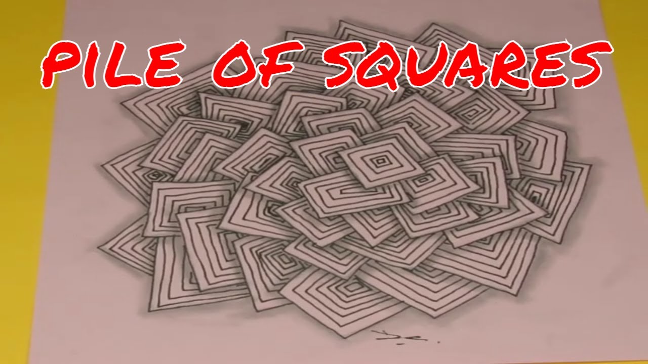 Pile of squares - YouTube
