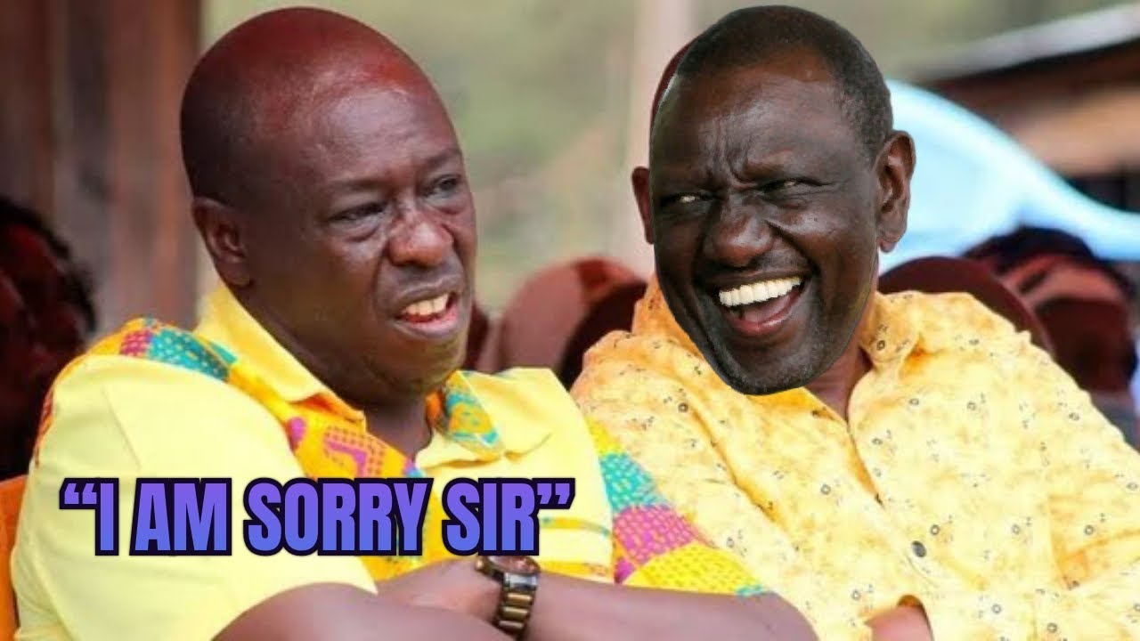 Rigathi Gachagua Apologizes to Ruto for Misbehaving during Inauguration ...