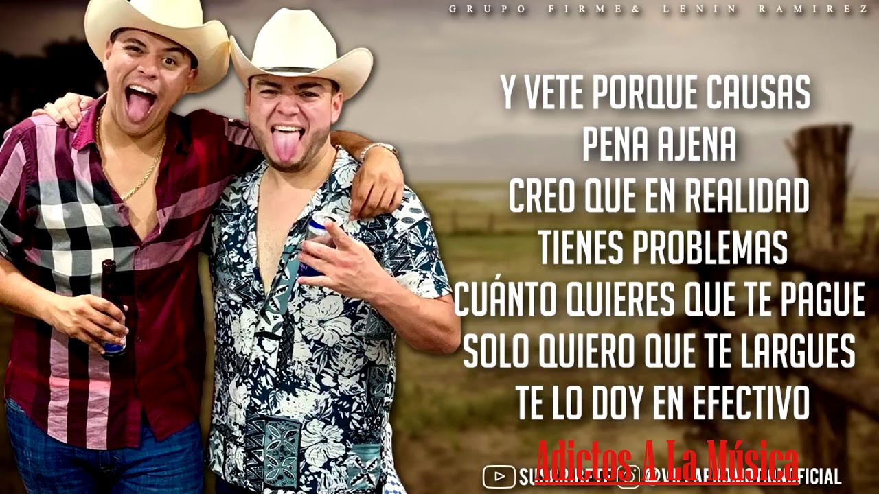 letra yo ya no vuelvo contigo estreno 2019 grupo firme lenin ramirez ...