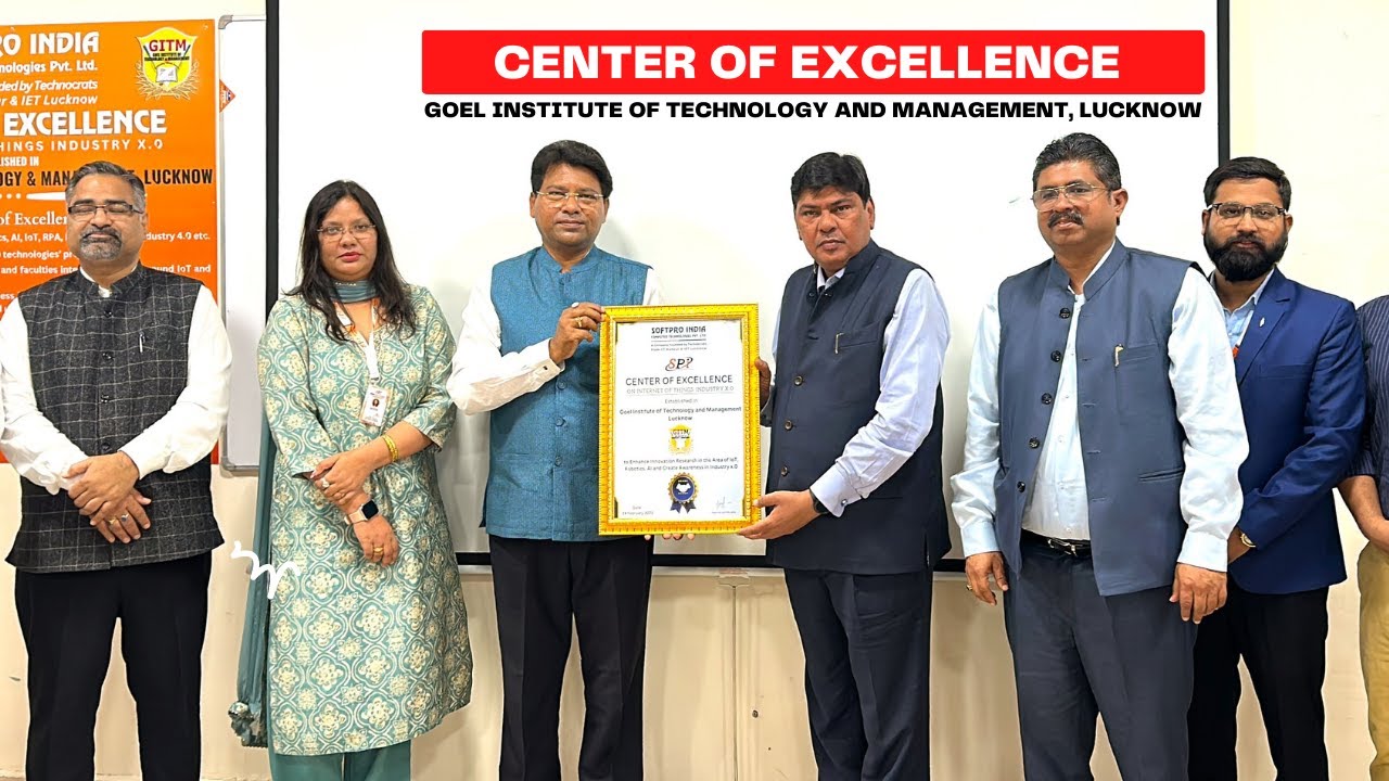 Goel Institute of Technology & Management|CENTER OF EXCELLENCE ON ...