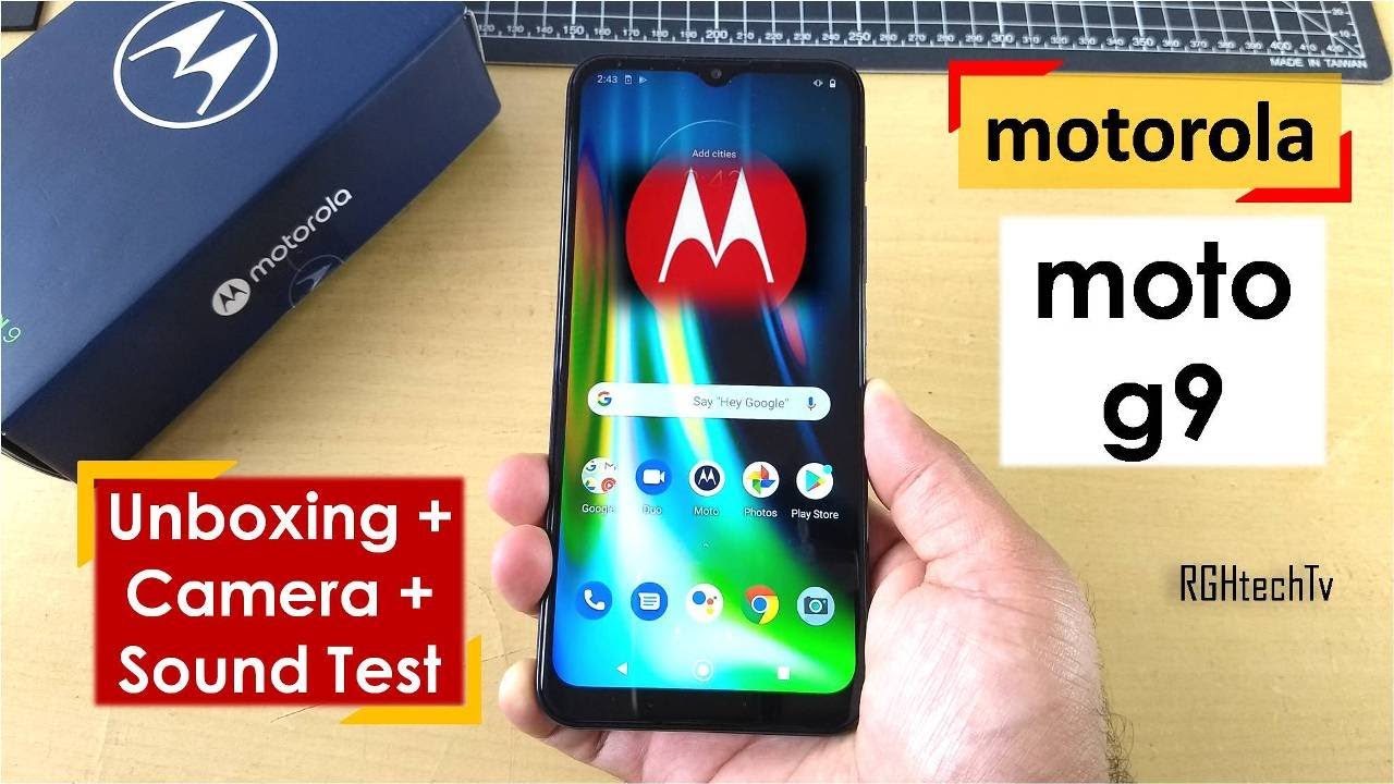 Motorola Moto G9 Unboxing + Camera + Sound Test + Power packed ...