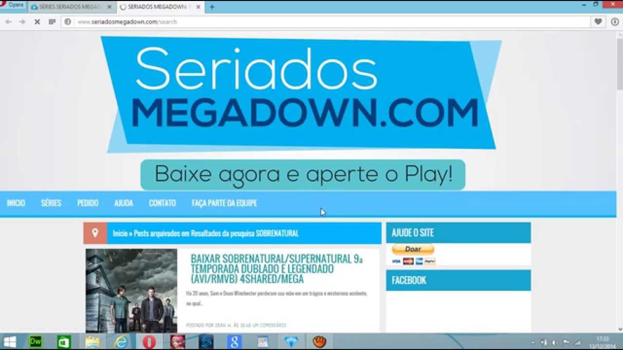 Como baixar No Seriados megadown - YouTube