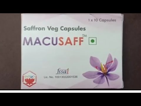 Macusaff Capsule | Saffron Veg Capsules uses | Macusaff Capsule uses ...