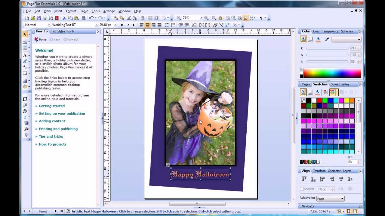 Serif PagePlus Essentials - Overview - YouTube