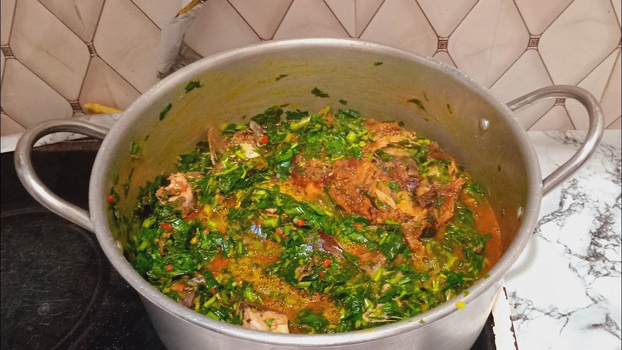 HOW TO COOK OFFOR SOUP WITH OHA - YouTube