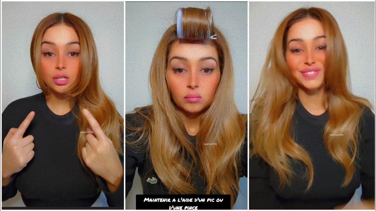 Tutoriel Coiffure Cheveux 🦋 Frange papillon Coiffer facilement sa mèche ...