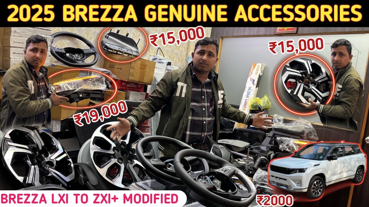 2025 Brezza Genuine Accessories Brezza Lxi Modification Brezza Lxi To ...