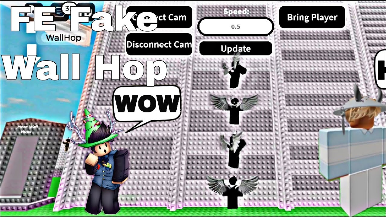 Roblox FE Fake Wall Hop V2 Script, роблокс скрипты, фейк валл хоп - YouTube