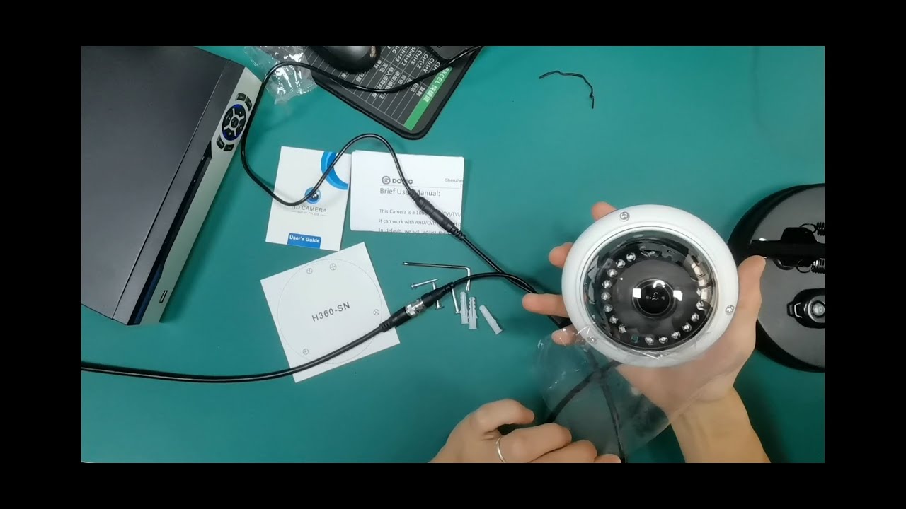 DCSEC 180 Degree Wide Angle Security Camera unboxing Video - YouTube