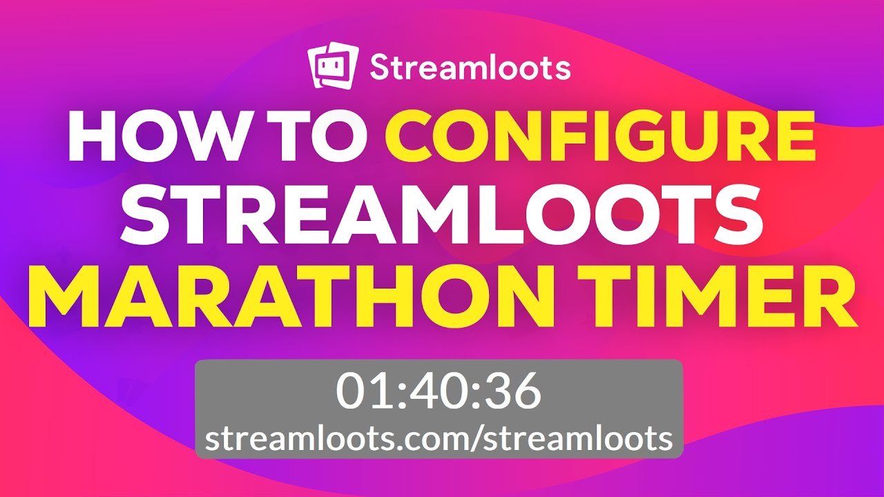 How to CONFIGURE Streamloots MARATHON TIMER | TUTORIAL 2024 - YouTube