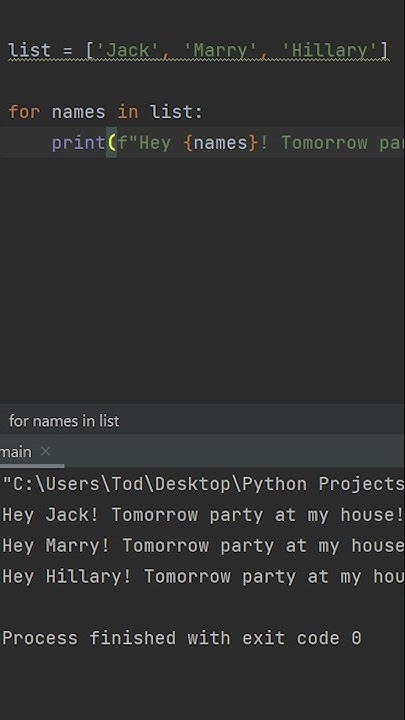 How to use for loops in lists? #python #shorts - YouTube How to use for loops in lists? #python #shorts - YouTube