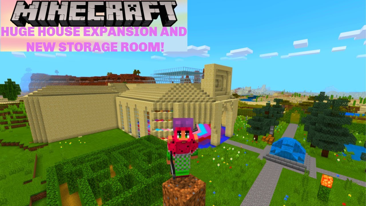 Building A Storage Room!- Minecraft Lets Play Survival Ep 20 - YouTube