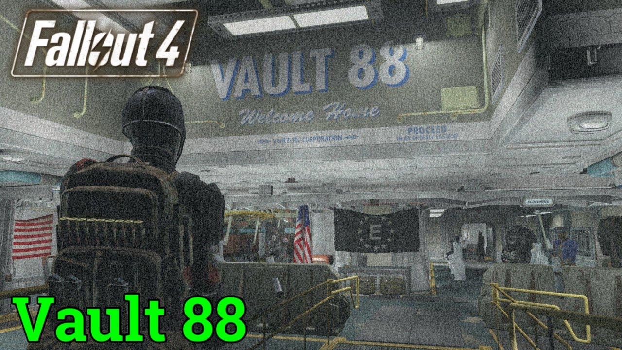 Vault 88 (Fallout 4 PS5) Settlement Building Enclave Vault. - YouTube