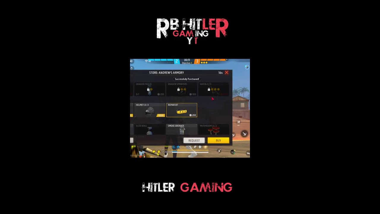 HITLER FF Live Free Fire Keybord Mouse Game Play - YouTube