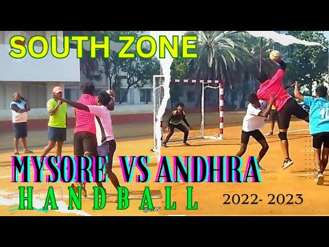 | HANDBALL 🤾‍♂️SOUTH ZONE | | MYSORE 🆚 SRI VENKATESVARA UNIVERSITY ...