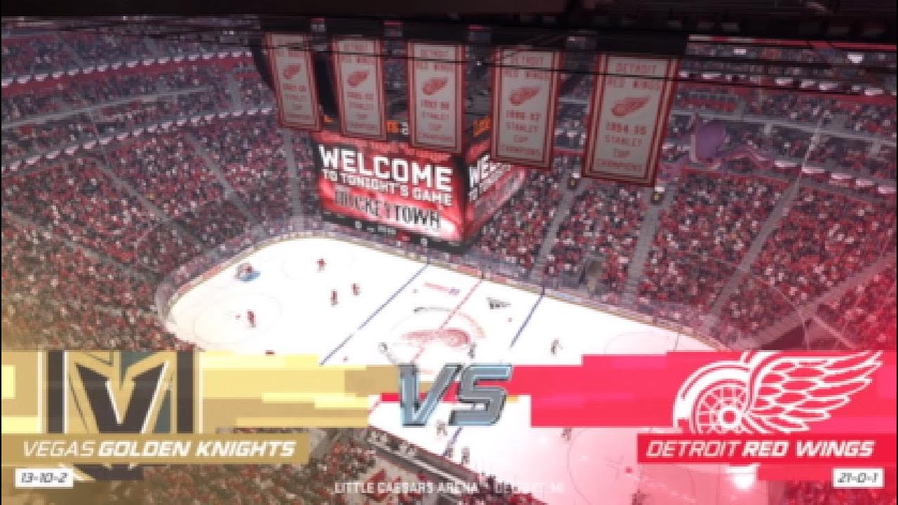 Red Wings 4 Vegas 1 Highlights December 3 2022 - YouTube