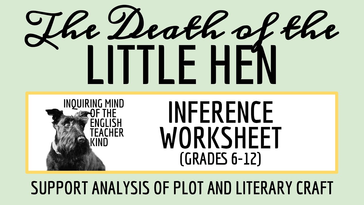 "The Death of the Little Hen" by the Brothers Grimm Close Reading ...