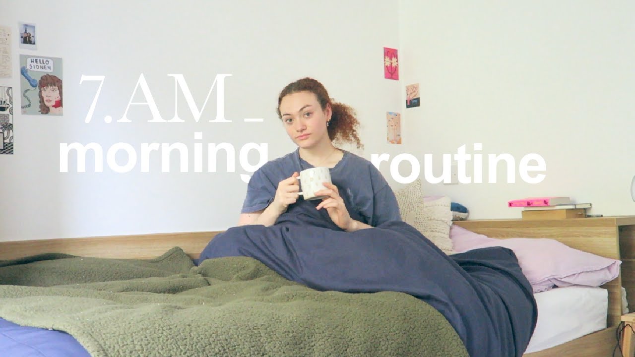 my 7am university morning routine ☕️📚 (on a good day) - YouTube