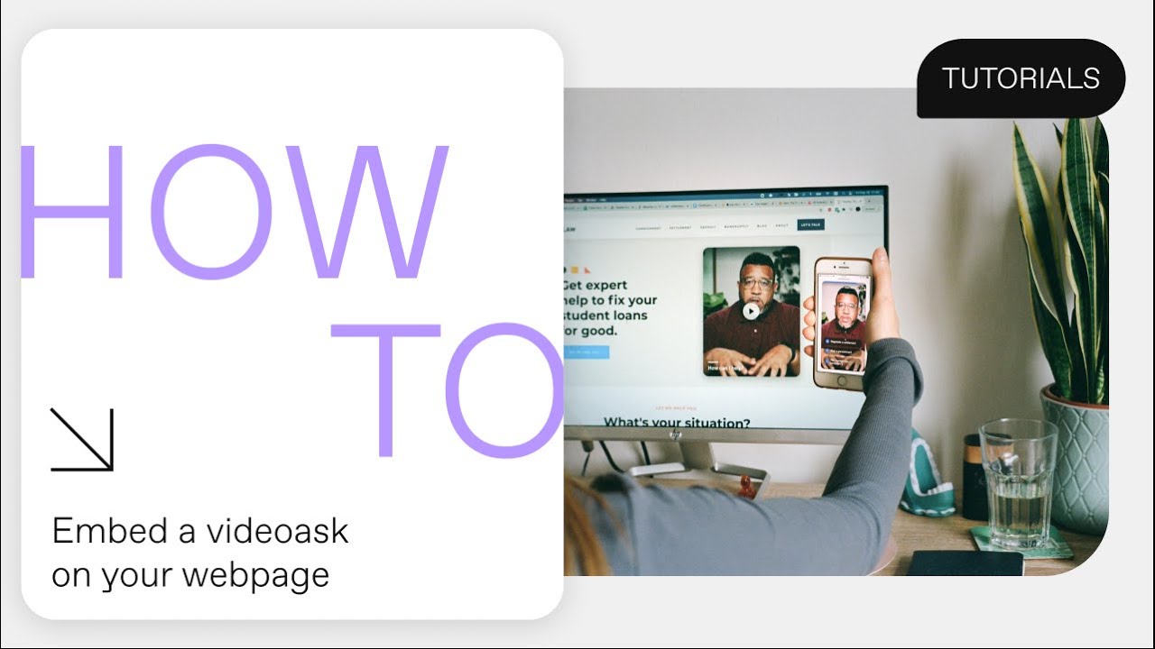 How to embed a videoask on your webpage | VideoAsk Tutorial - YouTube
