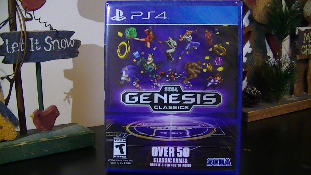 Sega Genesis Classics - PS4 Unboxing! Merry Christmas! - YouTube