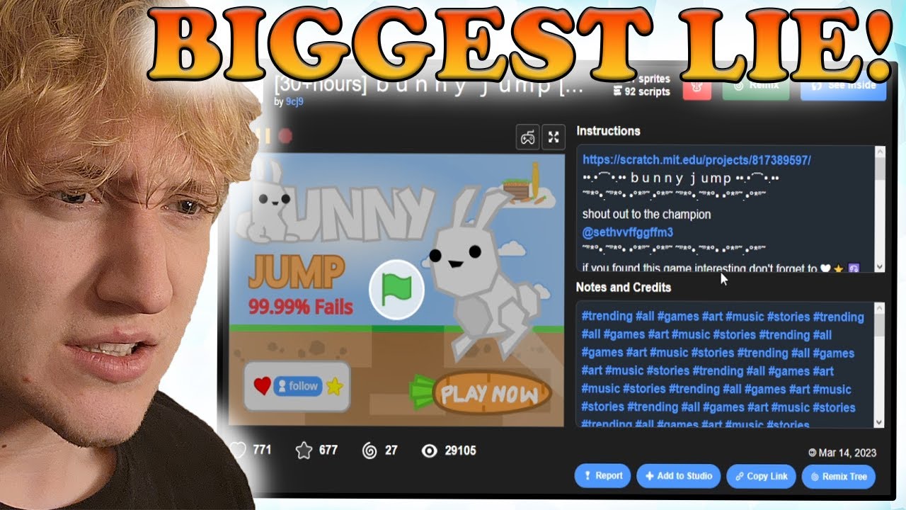 Scratch's BIGGEST LIE To NOT Fall For!!! - YouTube