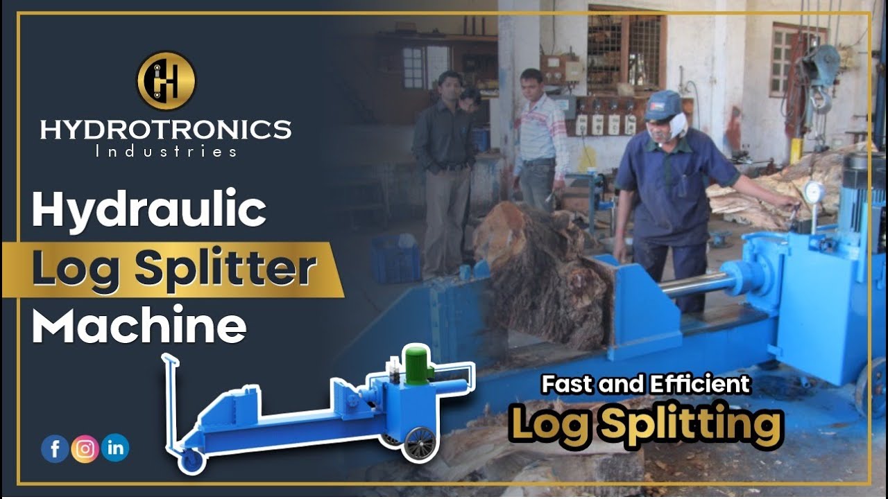 Fast and Efficient Log Splitting with a Hydraulic Log Splitter Machine ...